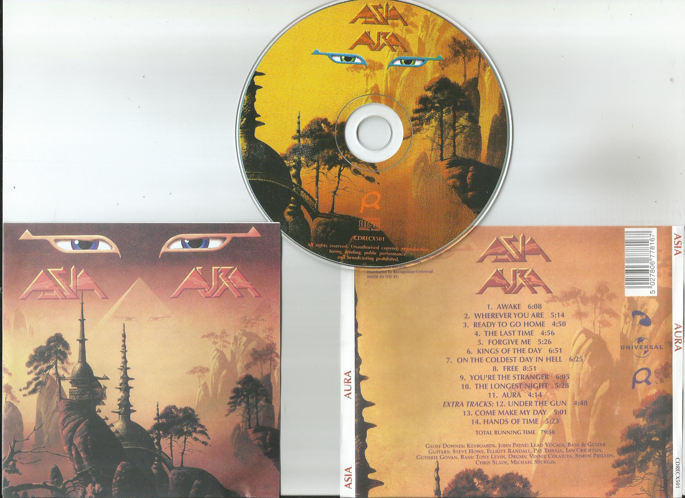 Asia Aura (Vinyl Records, LP, CD) on CDandLP