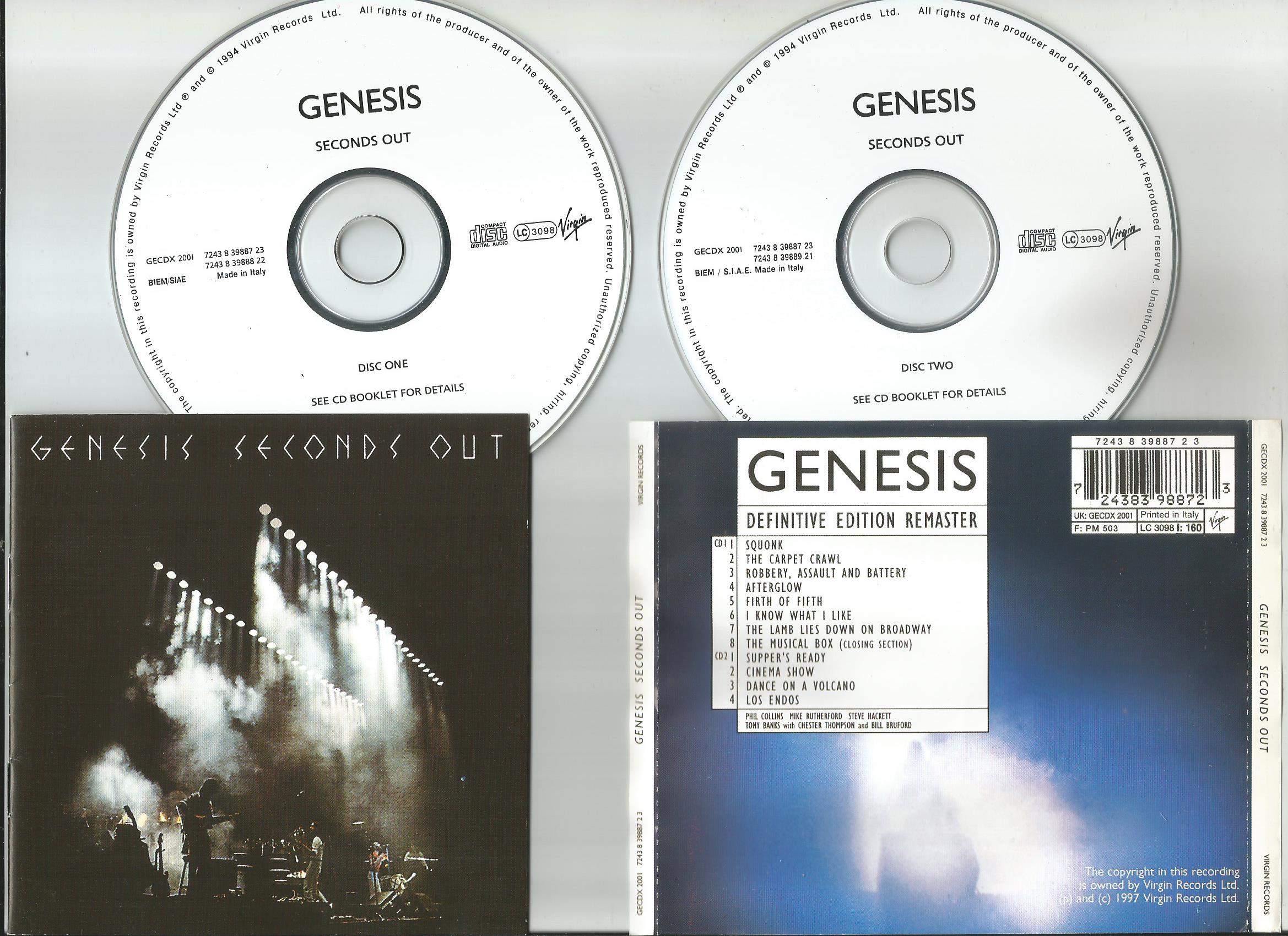 Seconds out - Genesis (アルバム)
