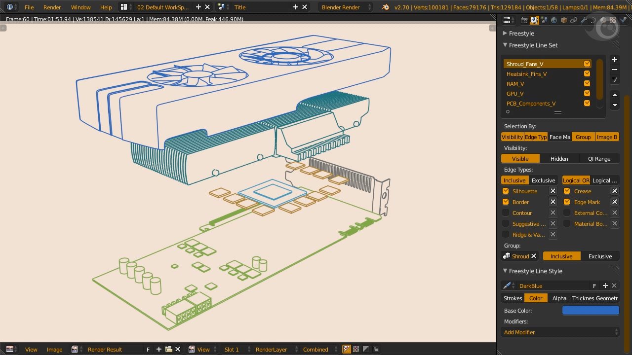 Blender NPR | Нефотореалистичный рендеринг в Blender Freestyle / Non ...