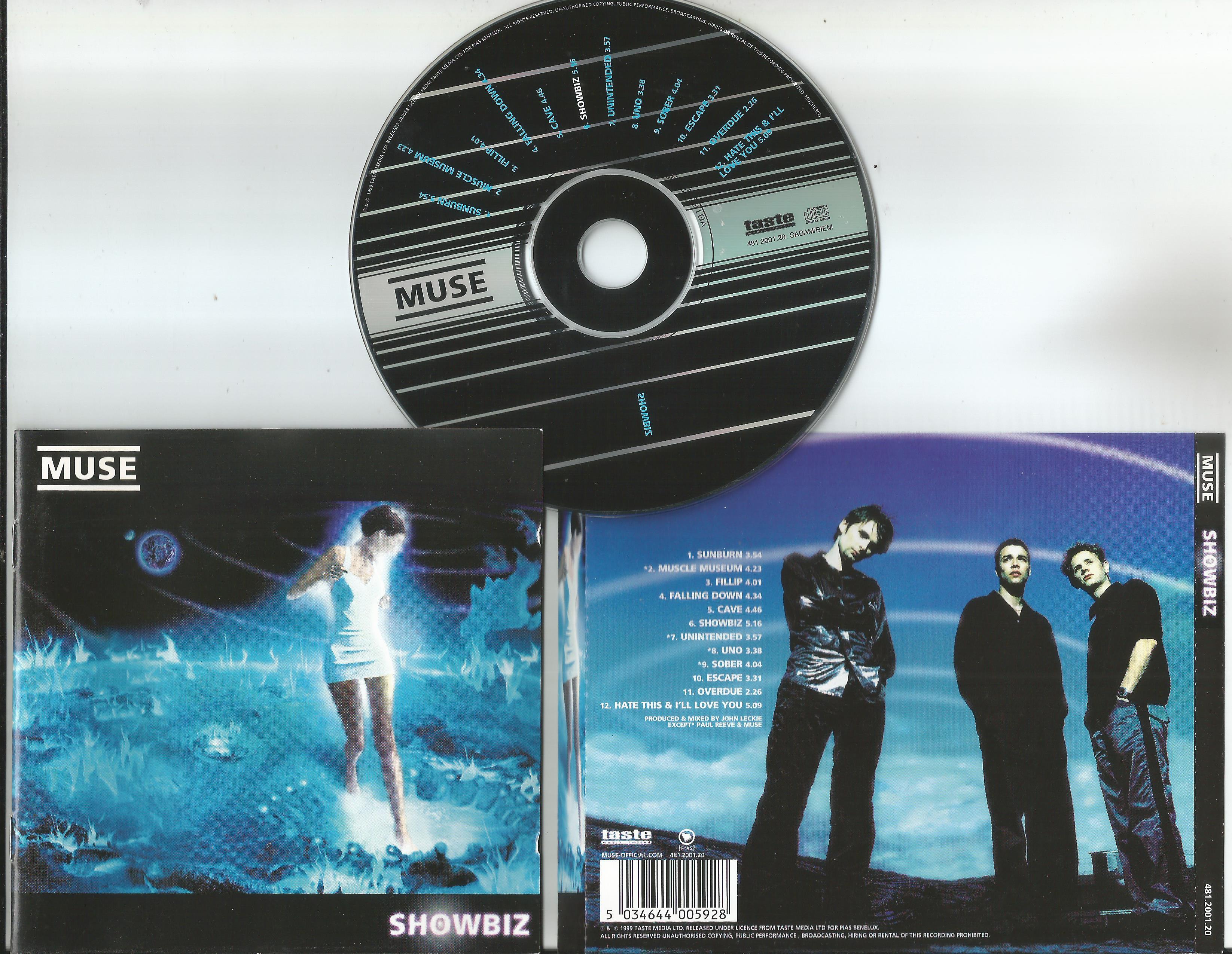 Album Showbiz de Muse sur CDandLP