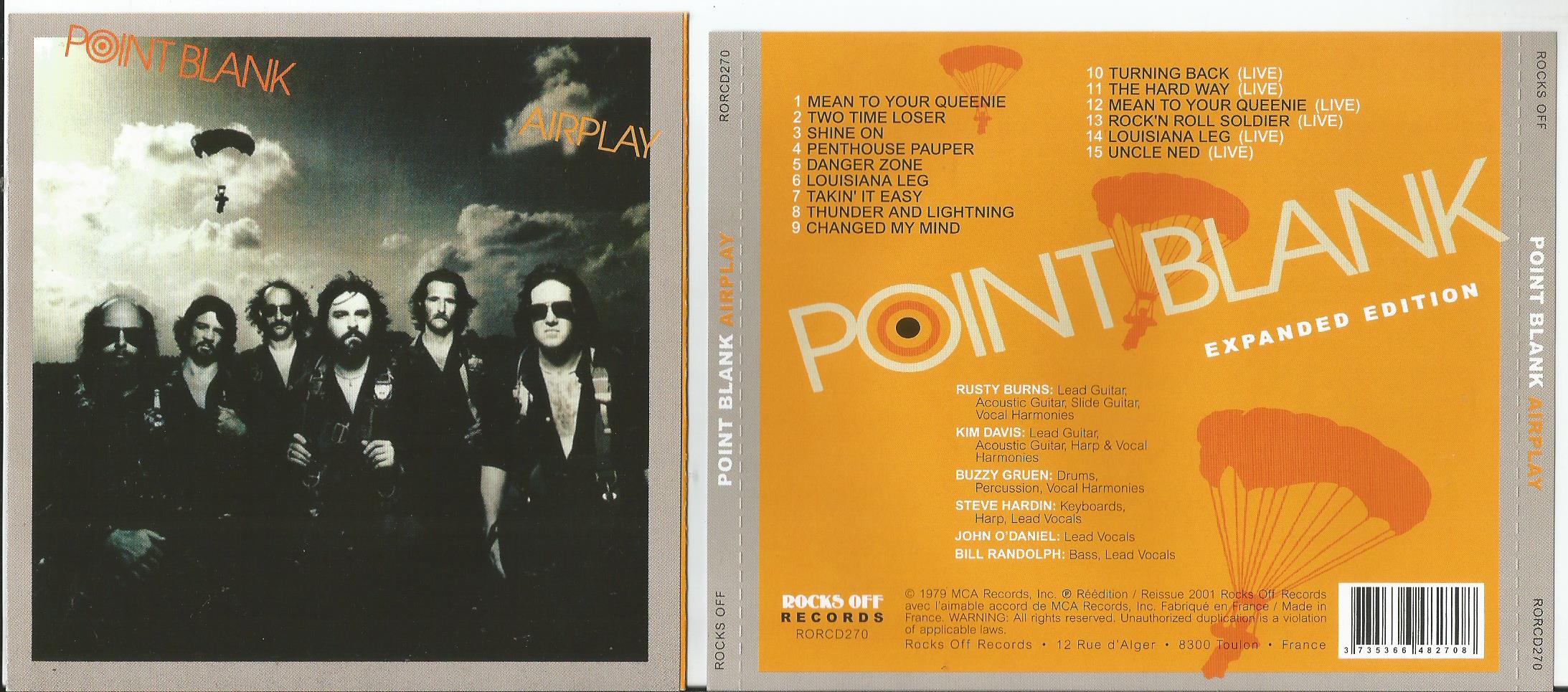 Point Blank Airplay (Vinyl Records, LP, CD) on CDandLP