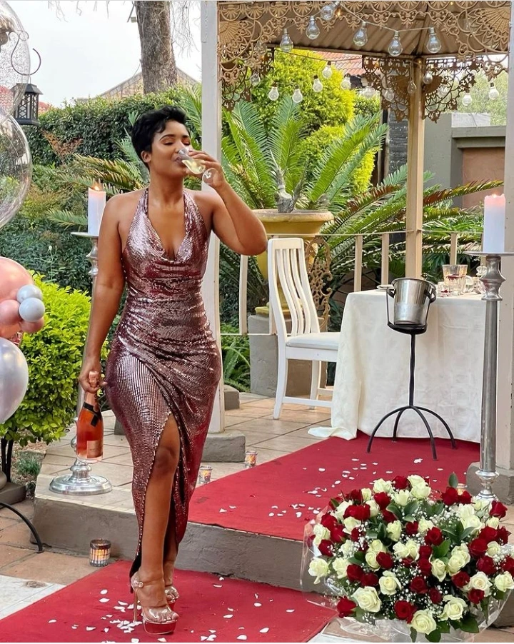 Pictures inside Keke Mphuthi's birthday as she was looking incredibly wonderful - Styles 7